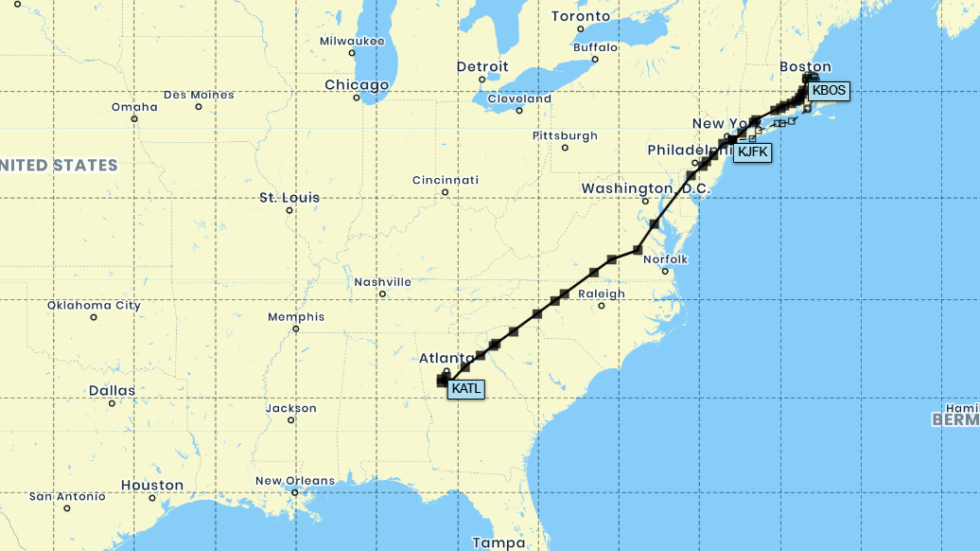 LEG #62 KATL - KBOS - cala.tv